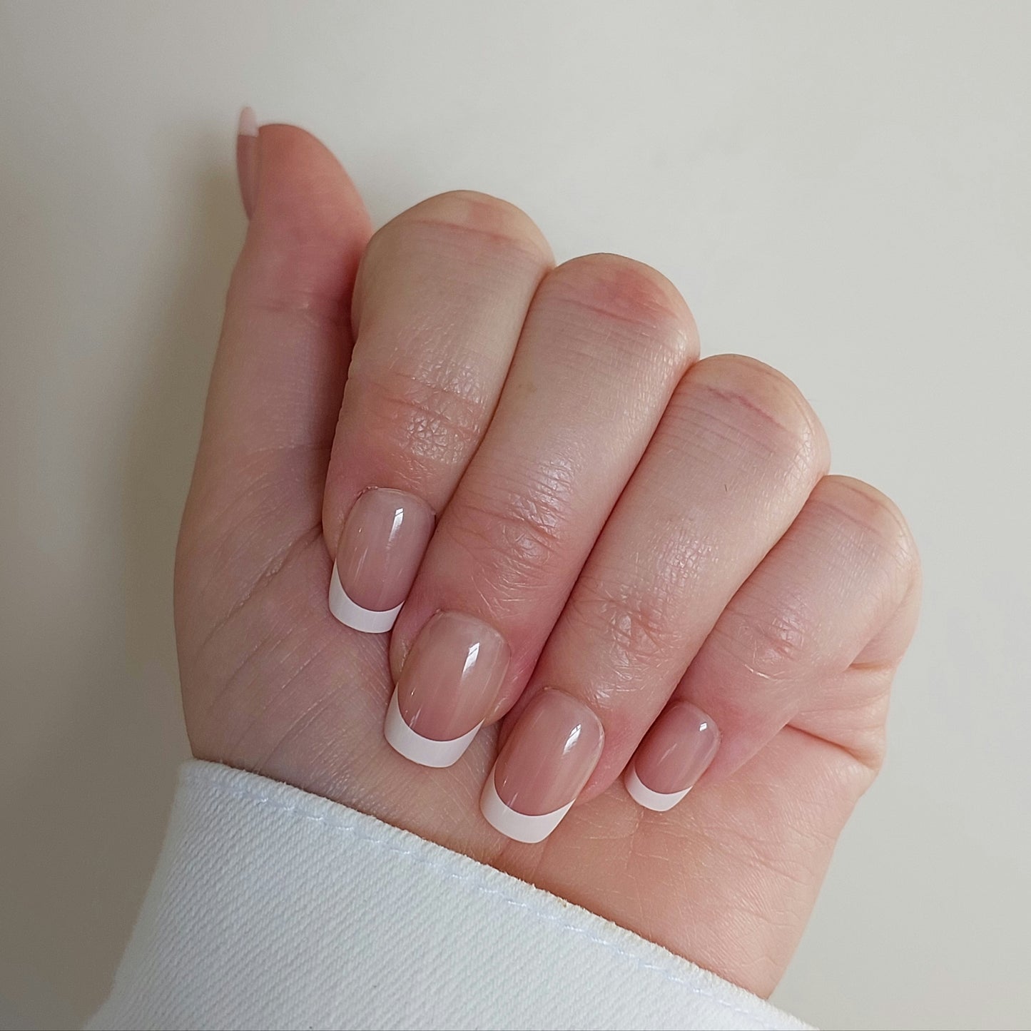 Classic Square French Tip – Glamour Tips